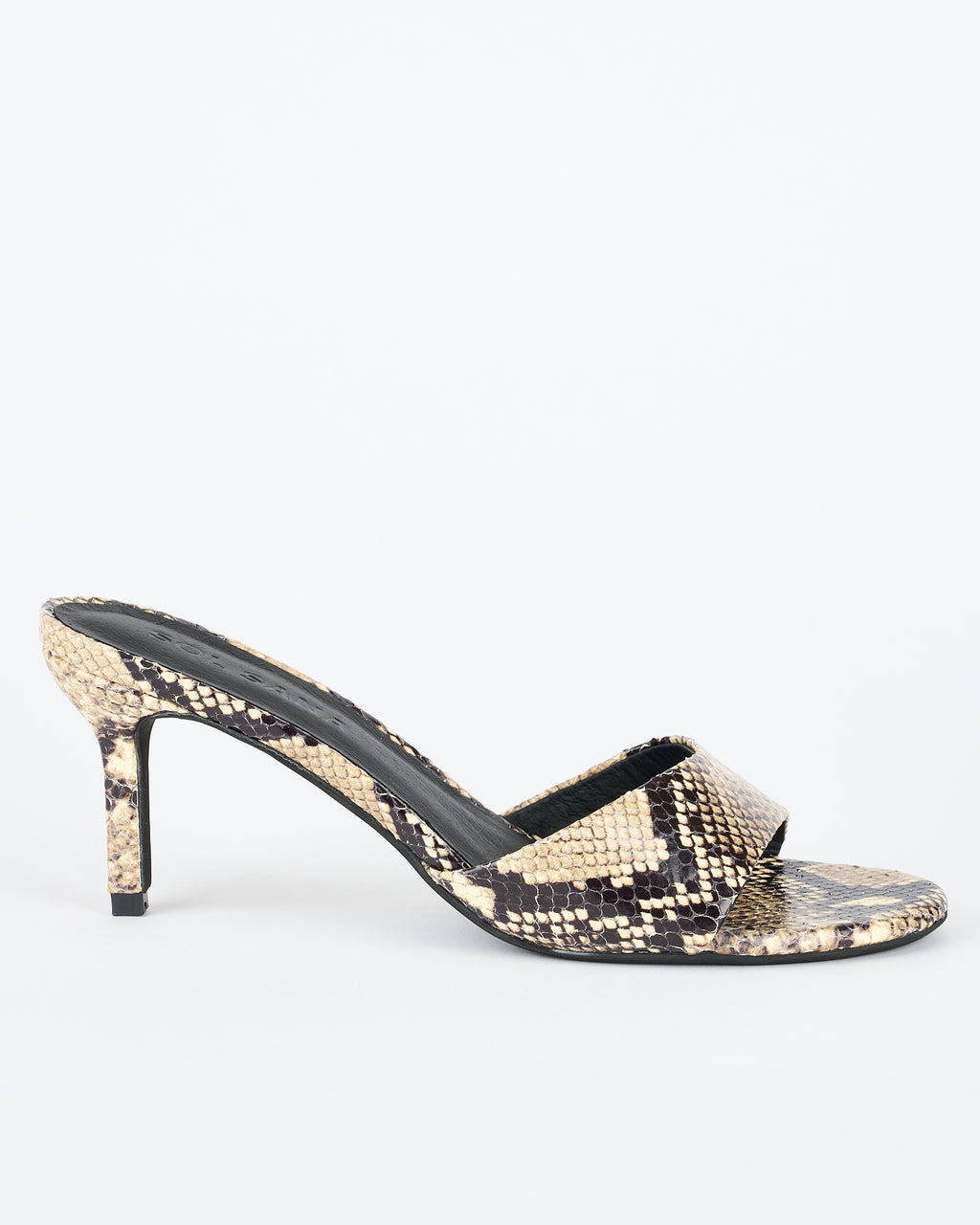 Mulberry Heel Python – SOL SANA