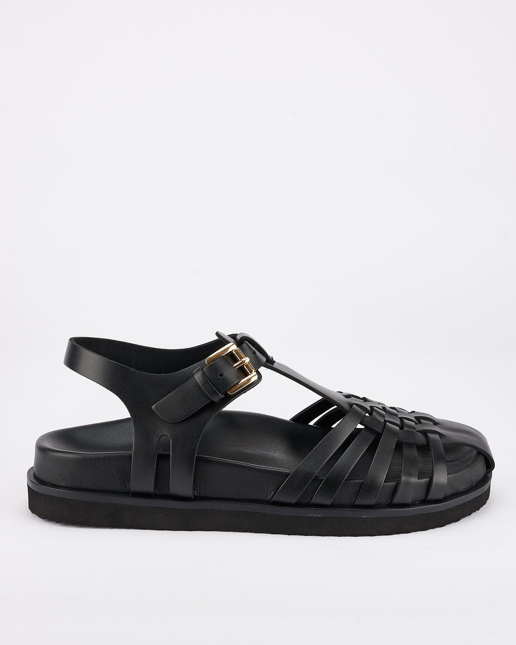 Fisherman Footbed Black – SOL SANA