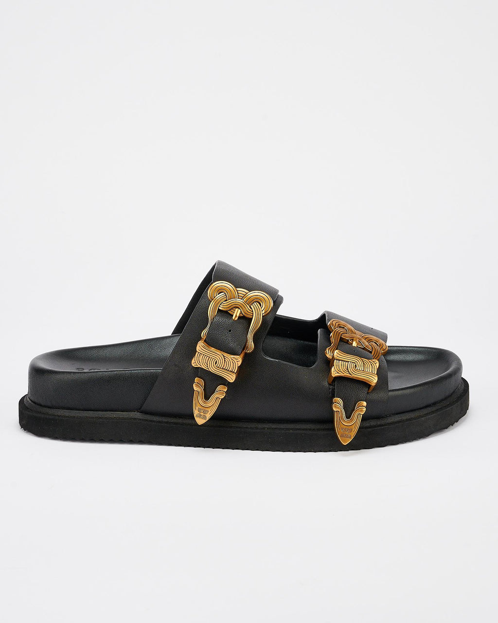 Scribe Footbed Black/Gold – SOL SANA